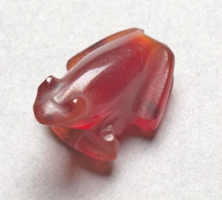 Egyptian Frog Amulet, 1500 BCE – Design is fine. History is mine.