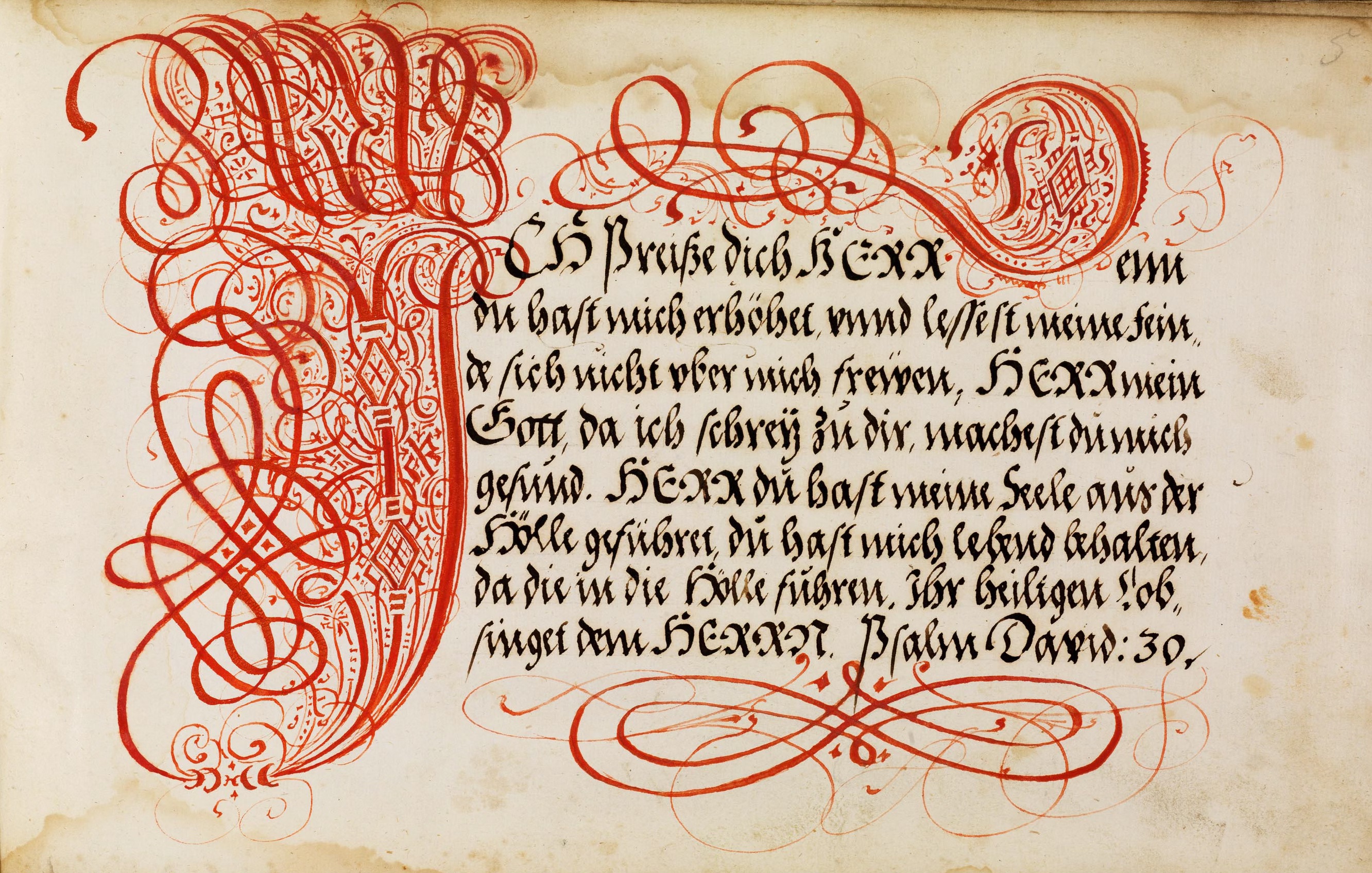 Calligraphic Script Template, 17th century – Design is fine. History is ...