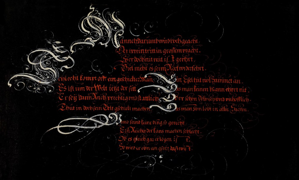 Calligraphic Script Template, 17th century – Design is fine. History is ...